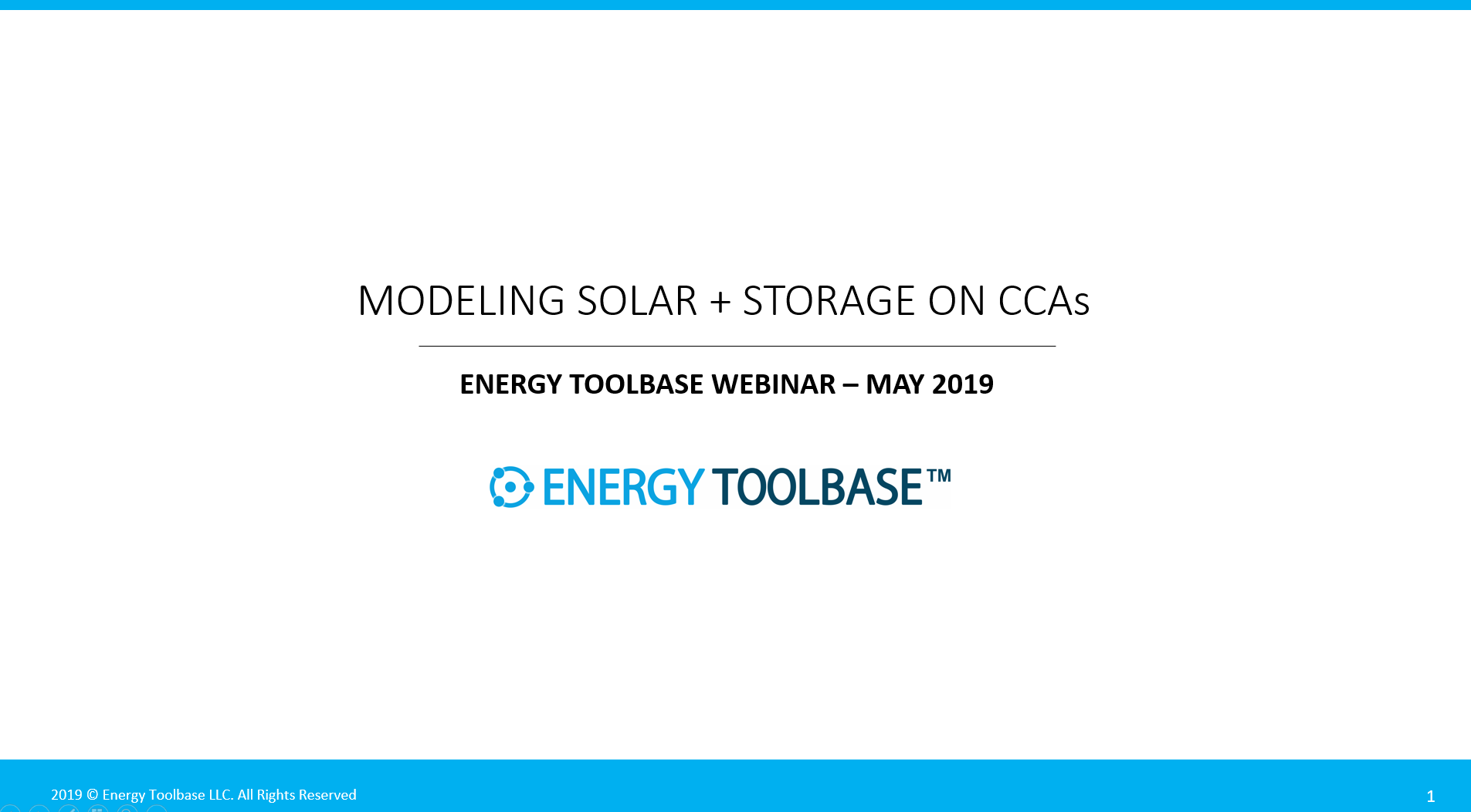 Modeling Solar and Energy Storage on CCAs